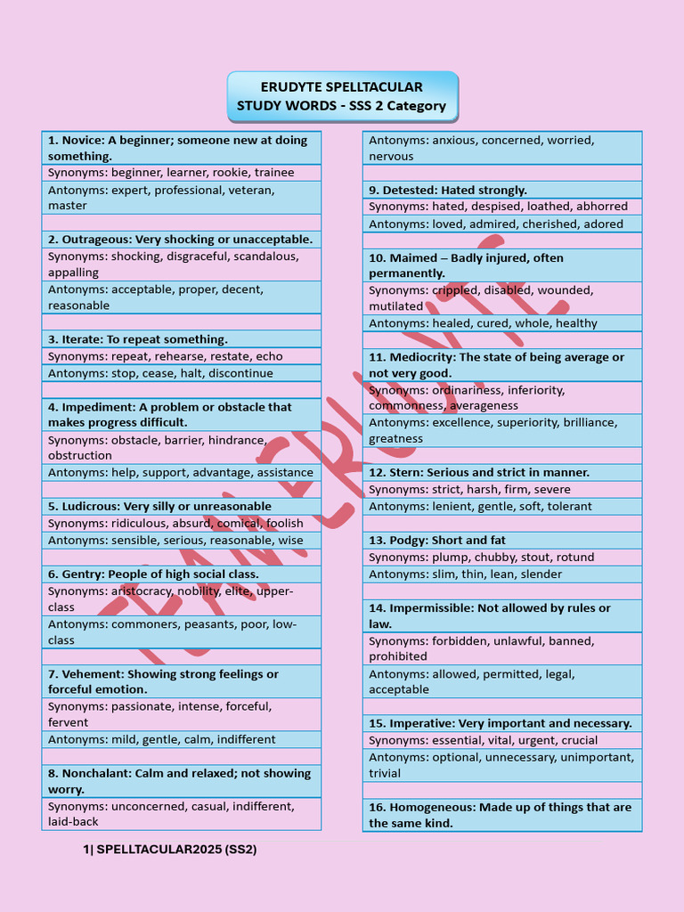 SSS2 SPLLL | PDF