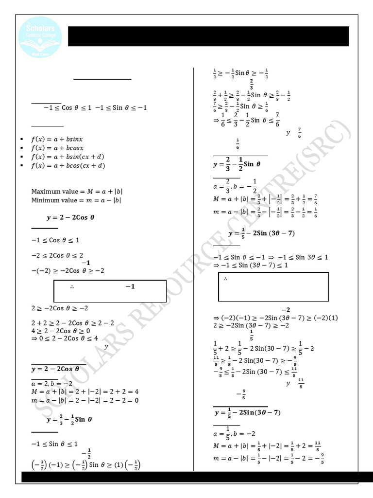 Chapter#9 Trigonometric Functions | PDF | Trigonometric Functions ...