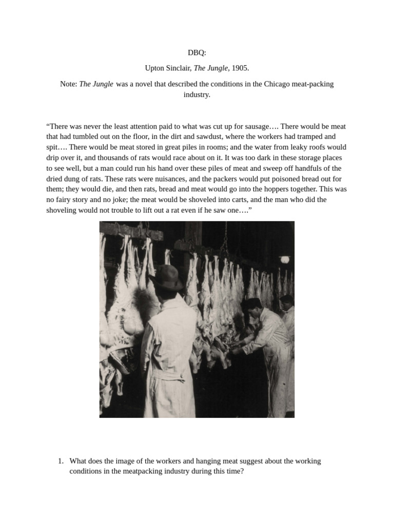 Unit 4 Progressivism - Muckrakers DBQ | PDF