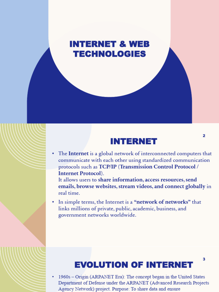 Internet Technologies and Domain Basics | PDF | World Wide Web ...