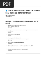 Final Exam Cover Page Template | PDF