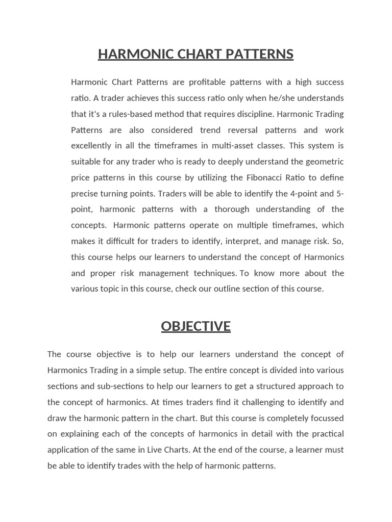 Harmonic Chart Patterns | PDF