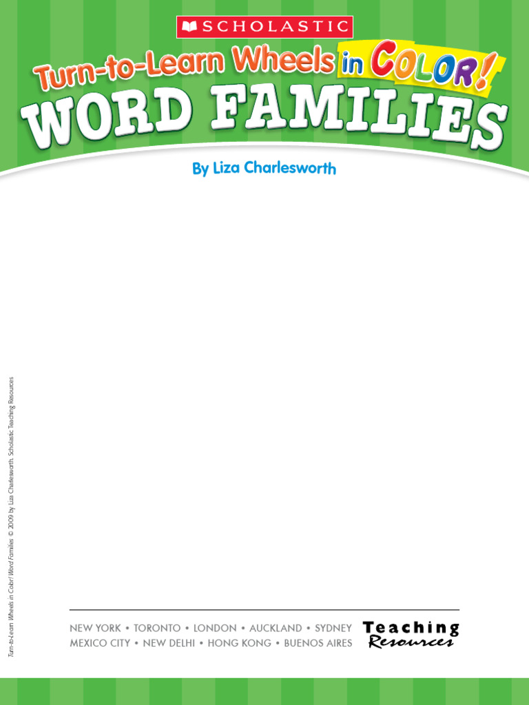 Word Family Wheels FromTeaching Express | PDF | Written Communication ...