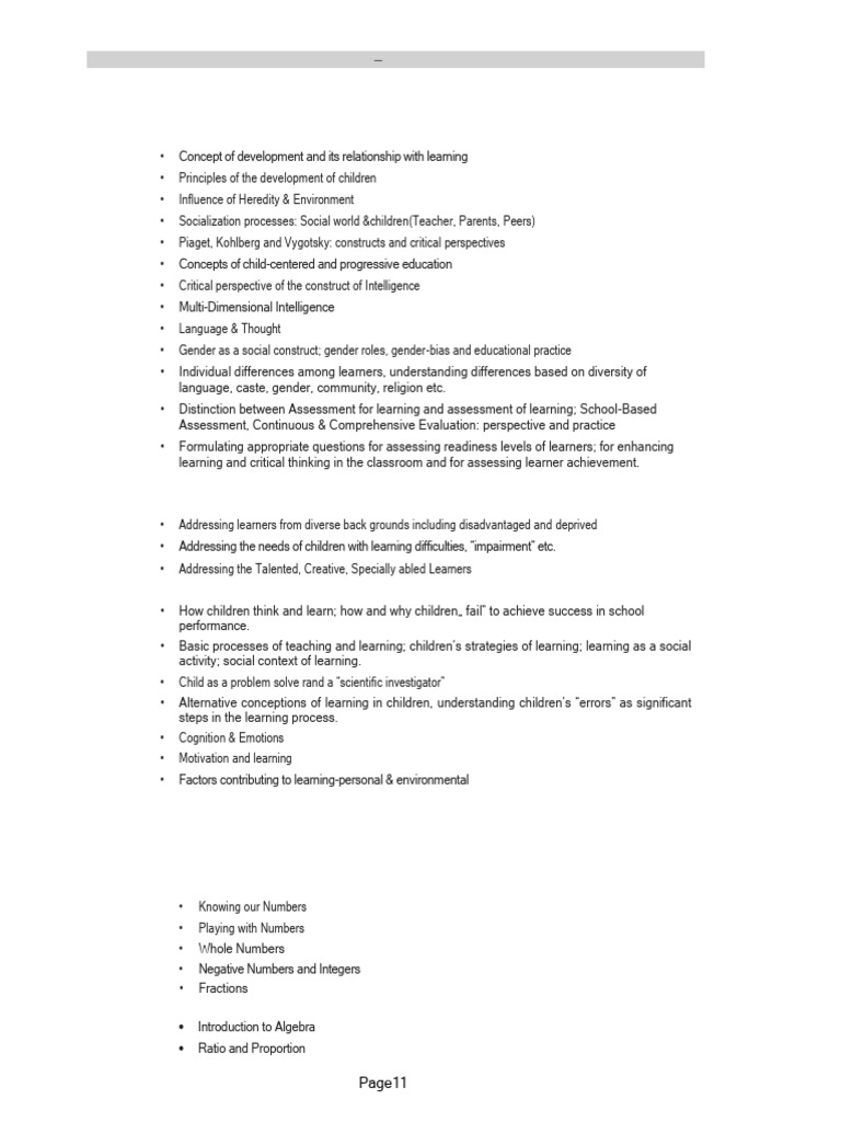 CTET December 2024 Syllabus Overview | PDF | Reading Comprehension ...