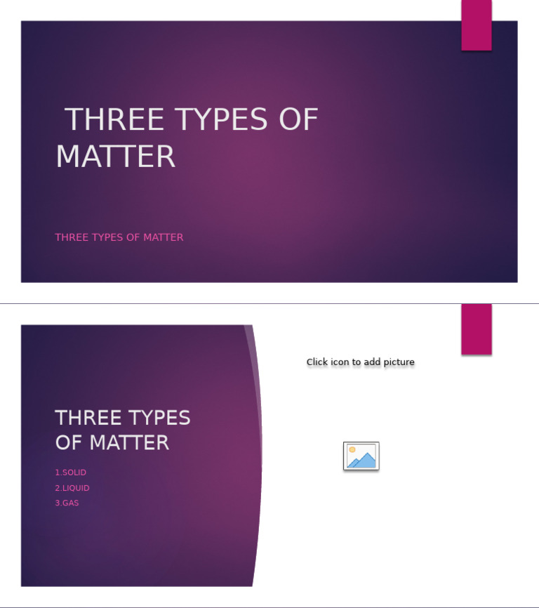 Three Types of Matter | PDF