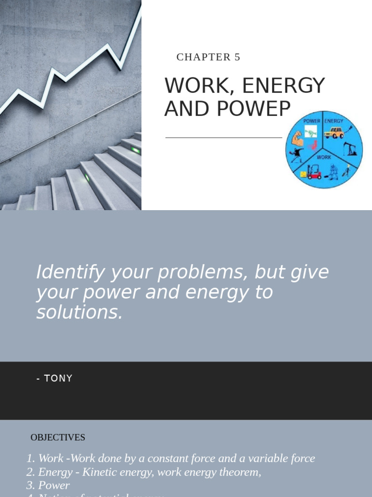 Work, Energy and Power | PDF | Force | Physics