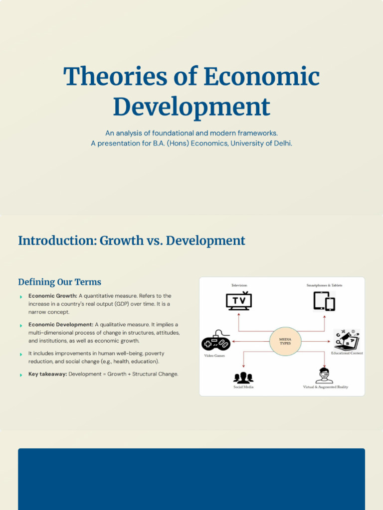 Theories of Economic Development | PDF