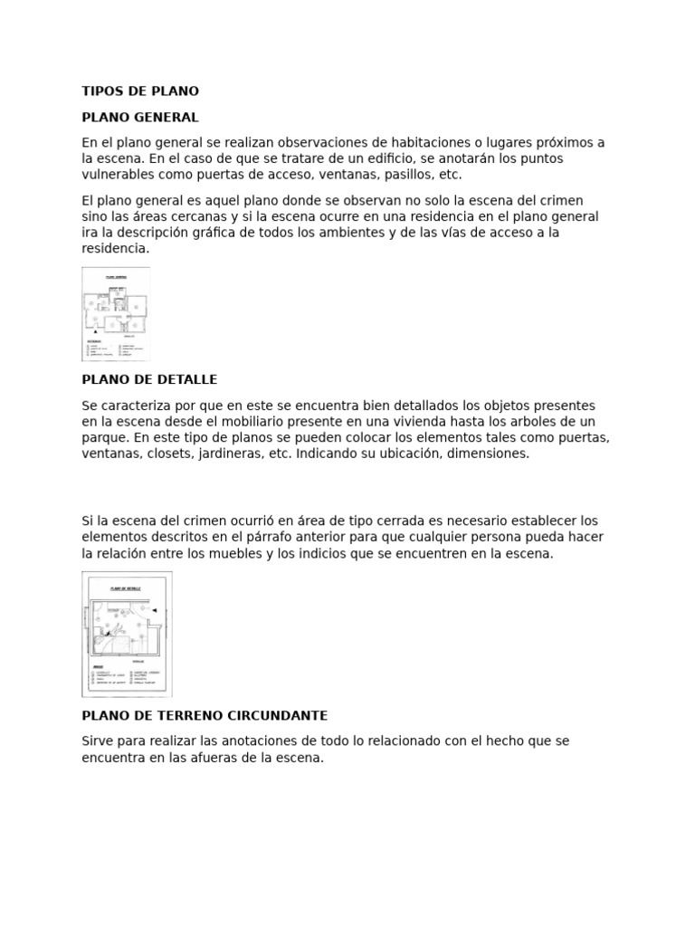 Tipos de Plano | PDF