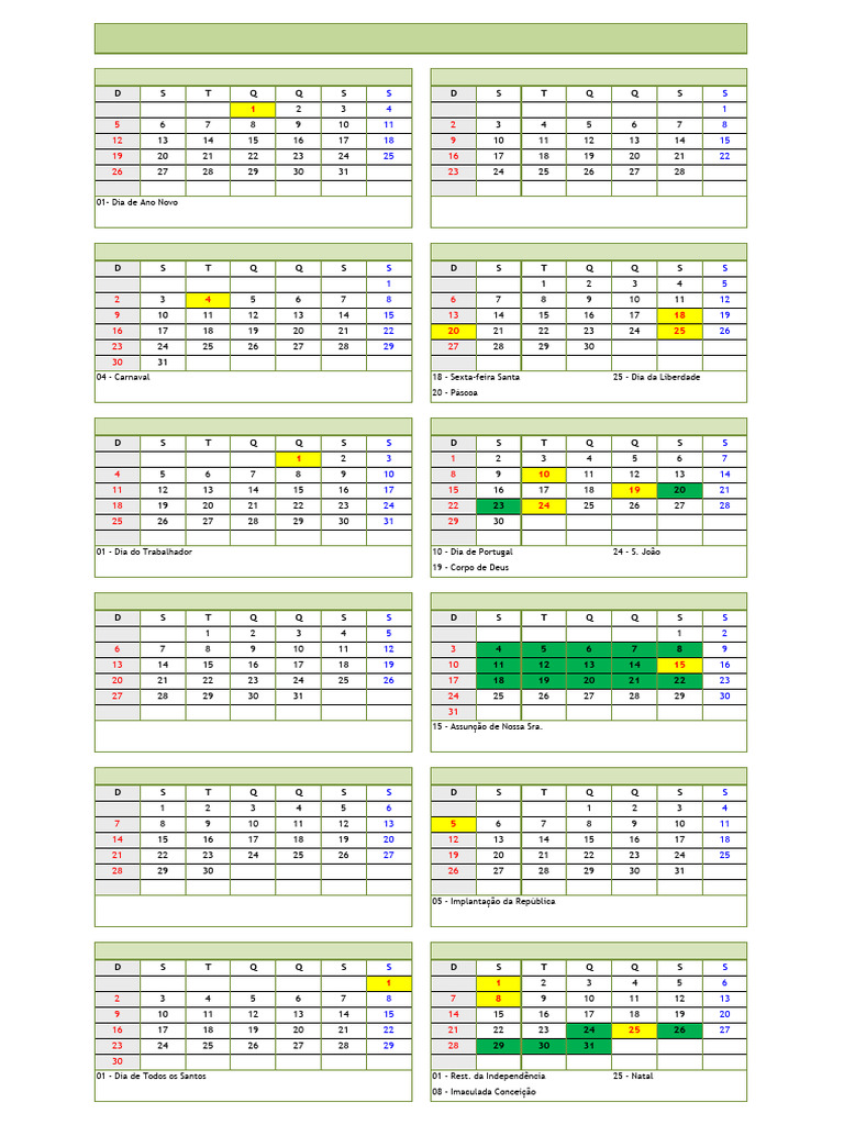 Calendario_Ferias-2025 | PDF