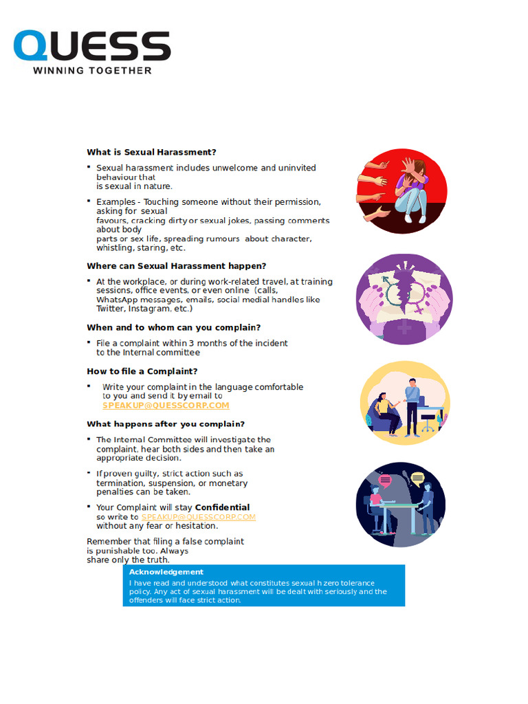 POSH Awareness Consent Letter - 831671 - Signed | PDF