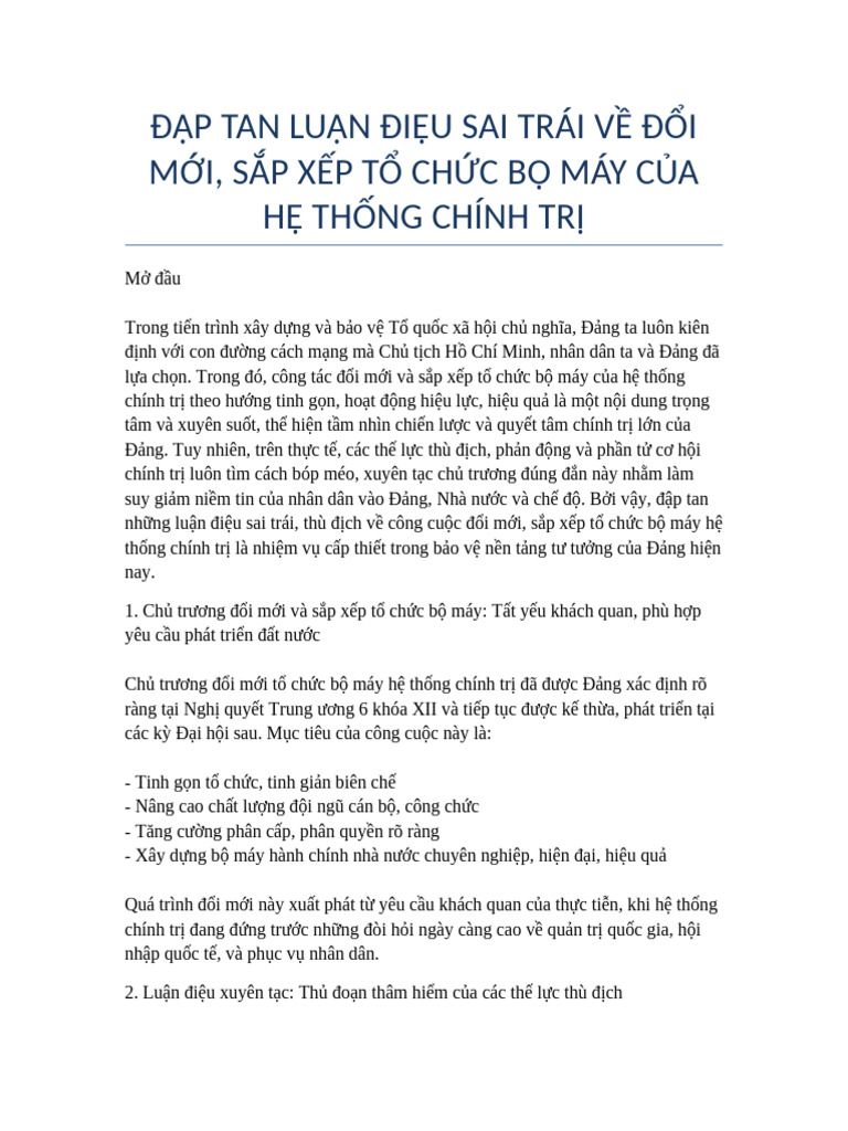 Bao Ve Nen Tang Tu Tuong Cua Dang | PDF
