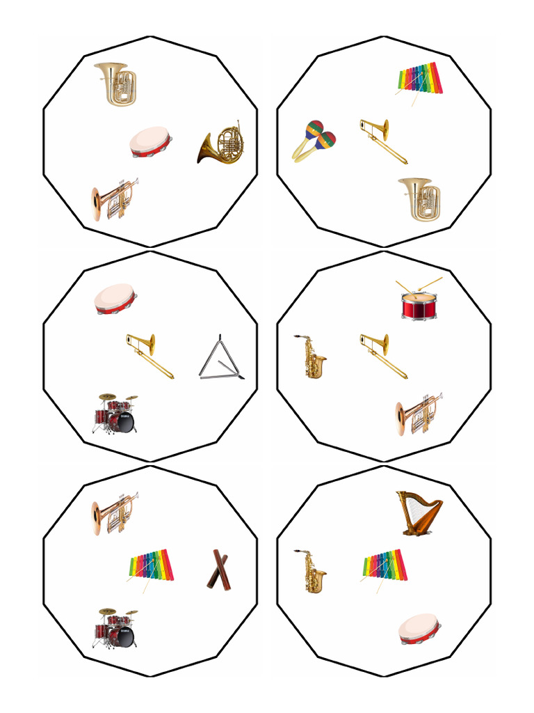 Symbole Commun Instrumentos musicales, clase Mtra. Aura | PDF