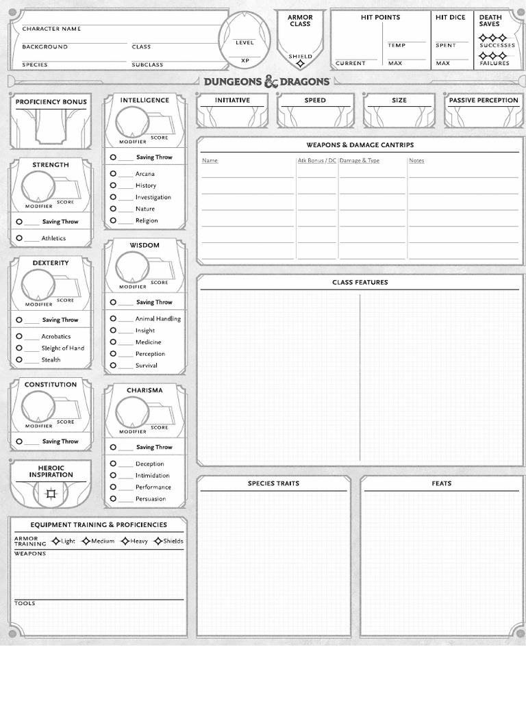 dnd sheet | PDF