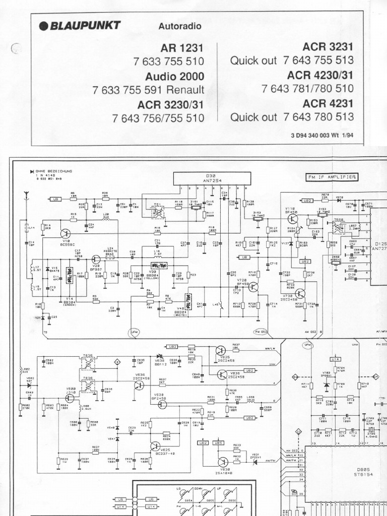 Blaupunkt+ACR-3231+ACR-4231+ACR-4230+ACR-3230+AR-1231 | PDF