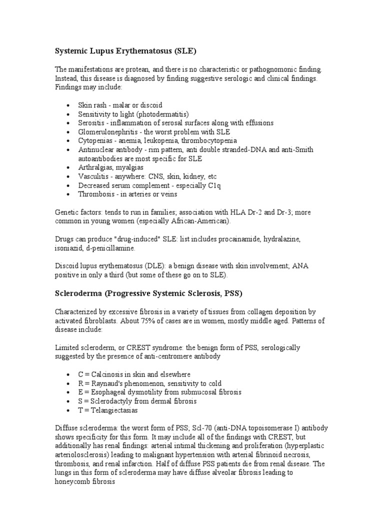 Systemic Lupus Erythematosus (SLE) | PDF | Systemic Lupus Erythematosus ...