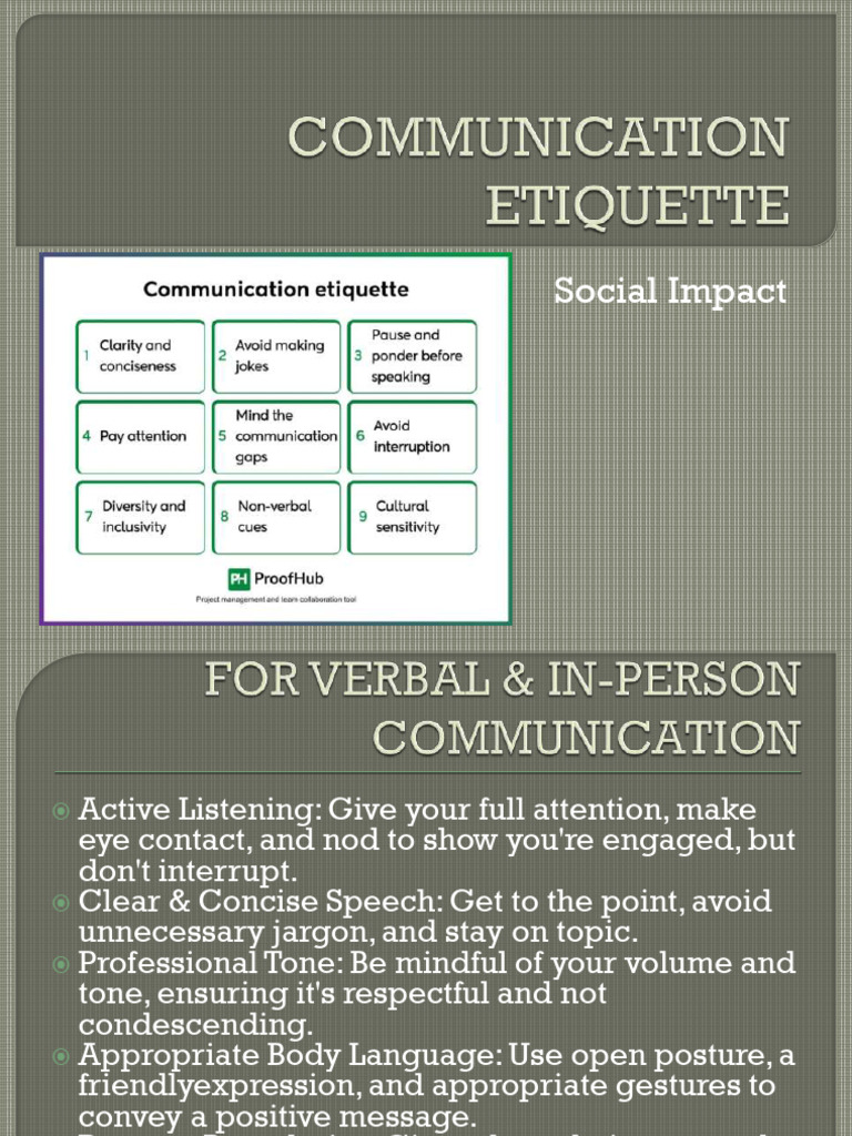 Effective Communication Guidelines | PDF