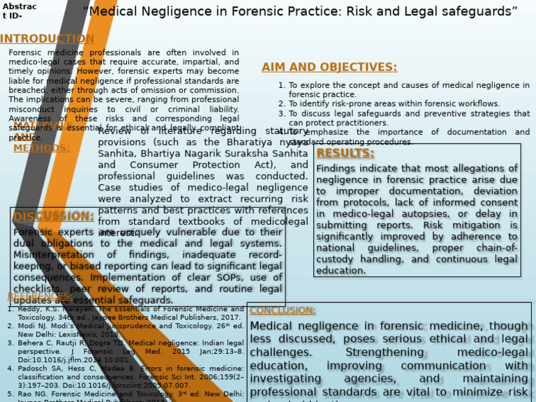 Abstract C | PDF | Forensic Science | Negligence