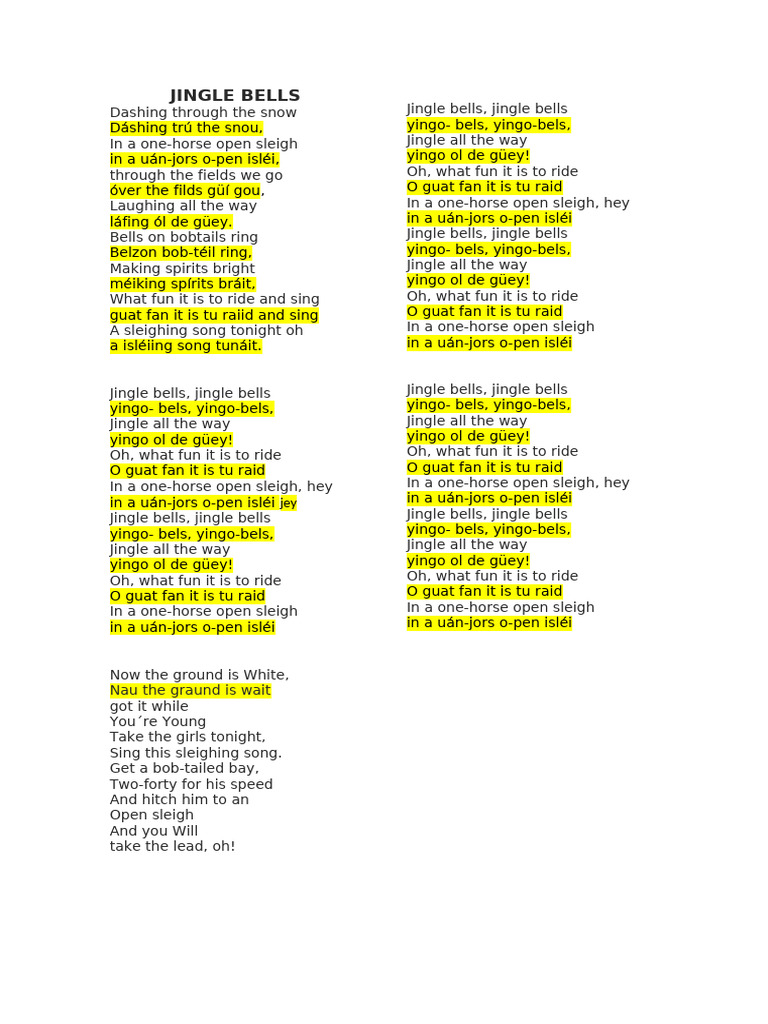 Jingle Bells | PDF