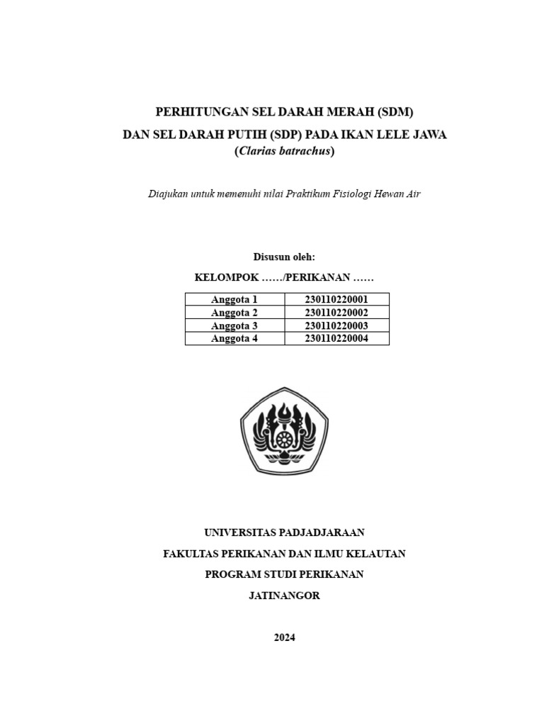 FORMAT LAPRAK FHA PERHITUNGAN SDM & SDP | PDF