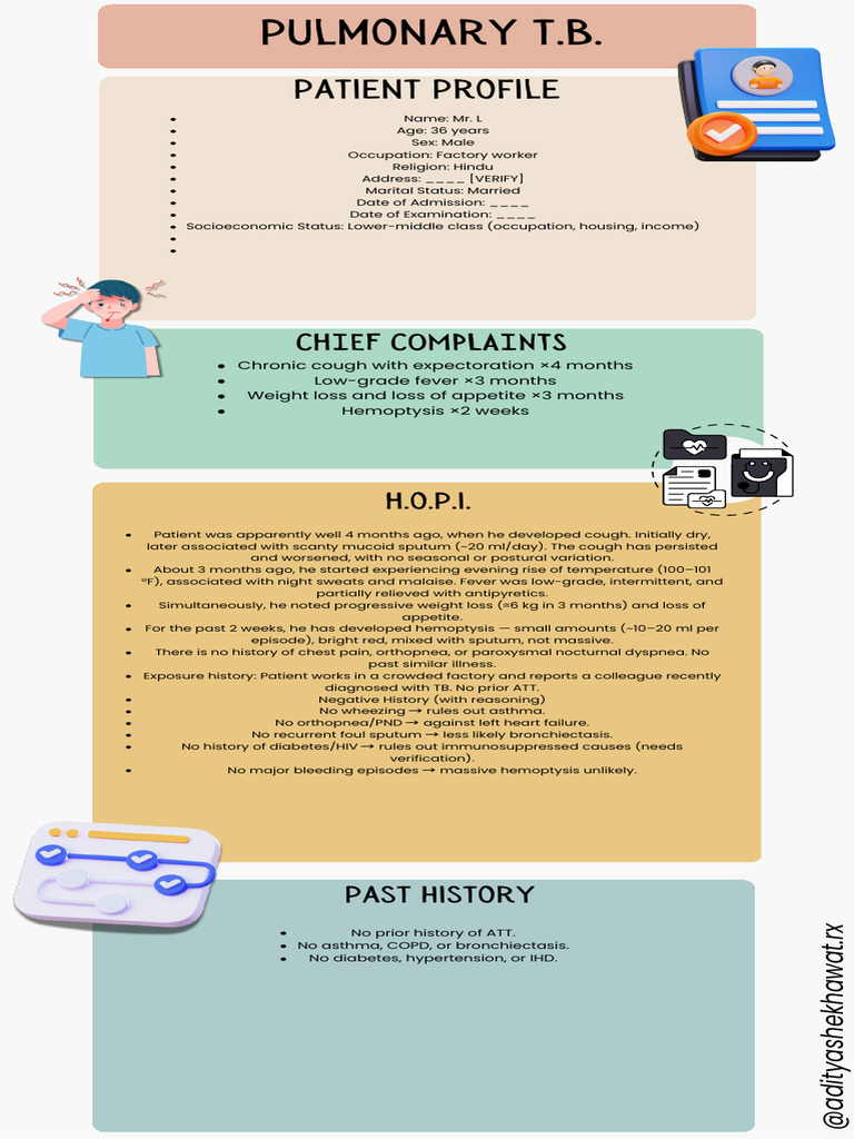 Pulmonary Tb | PDF | Tuberculosis | Cough