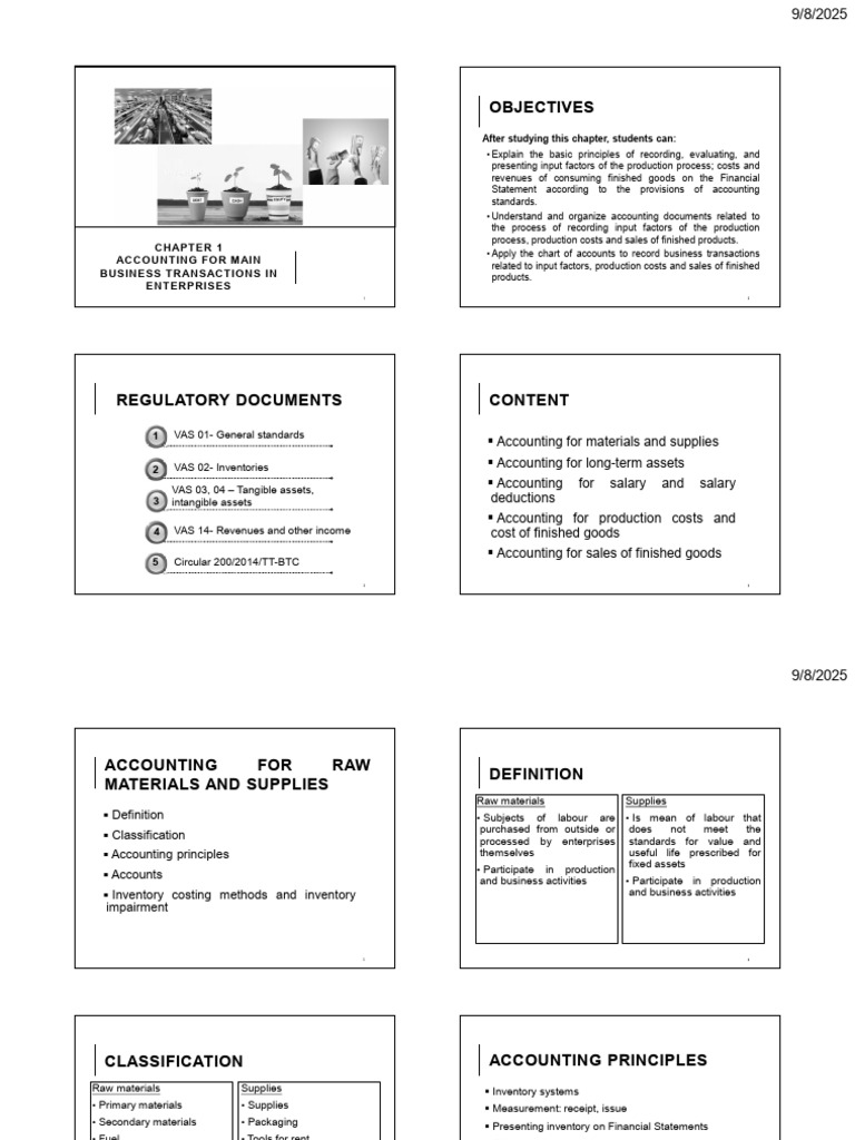 Accounting for Business Transactions | PDF | Depreciation | Debits And ...