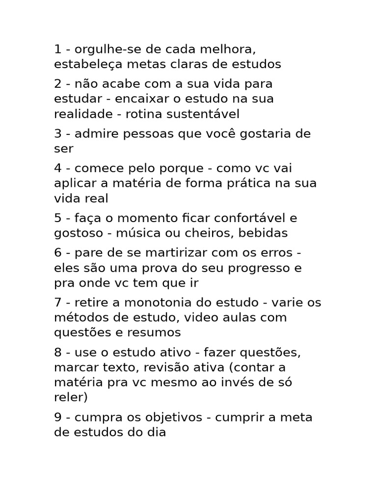 O Segredo Para Amar Estudar | PDF