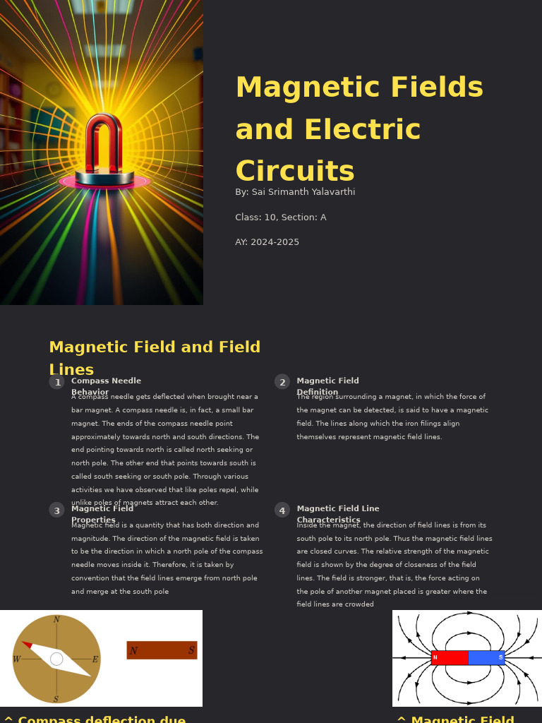 Magnetic Fields and Electric Circuits | PDF | Magnetic Field | Magnet