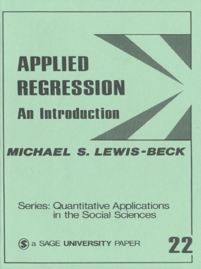 Applied Regression Analysis Guide | PDF | Errors And Residuals ...