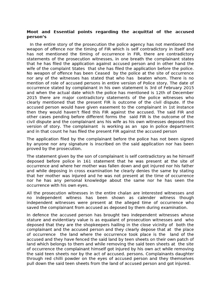 Written Arguments Zahoor - 074111 | PDF | Legal Procedure | Criminal ...