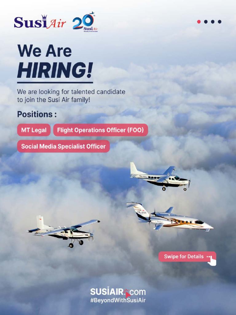 Recruitment Susi Air March 2025 | PDF