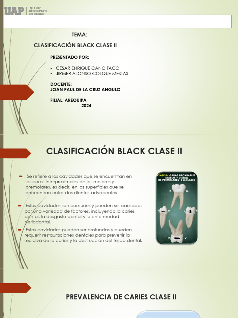 Caries Clase II | PDF | Diente | Odontología