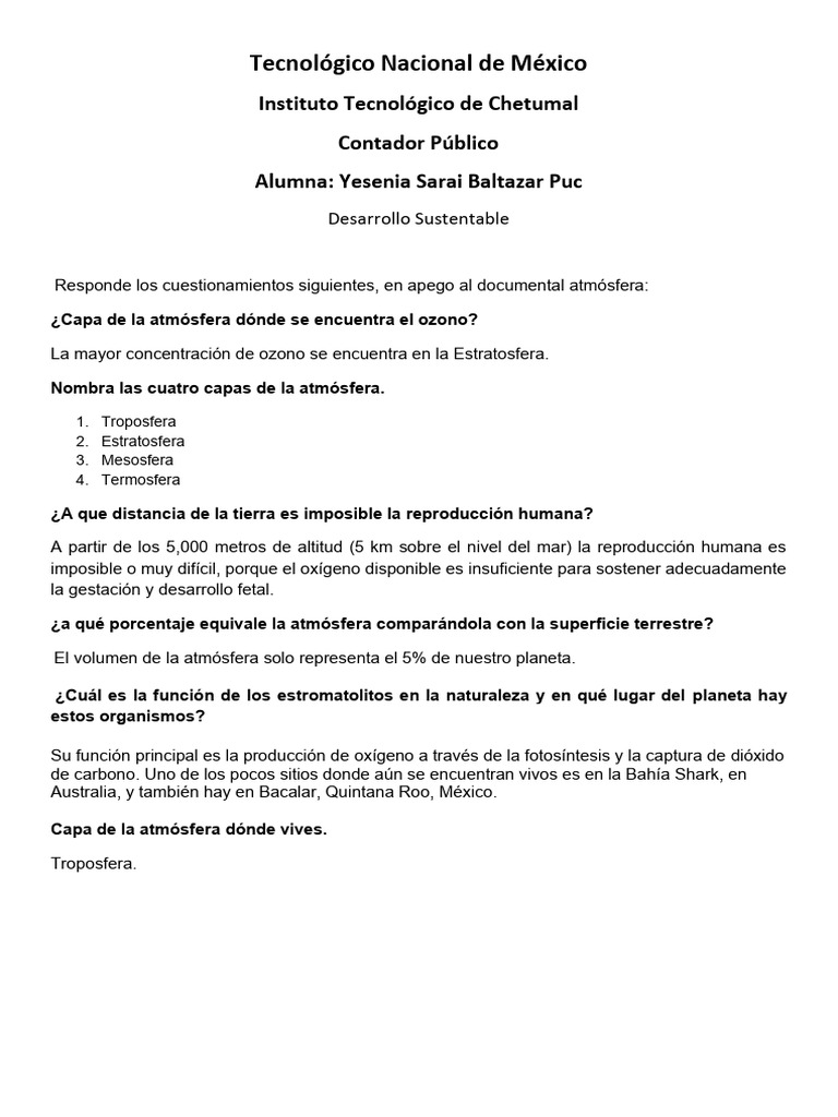 Documental Atmósfera CP-Baltazar Puc Sarai | PDF