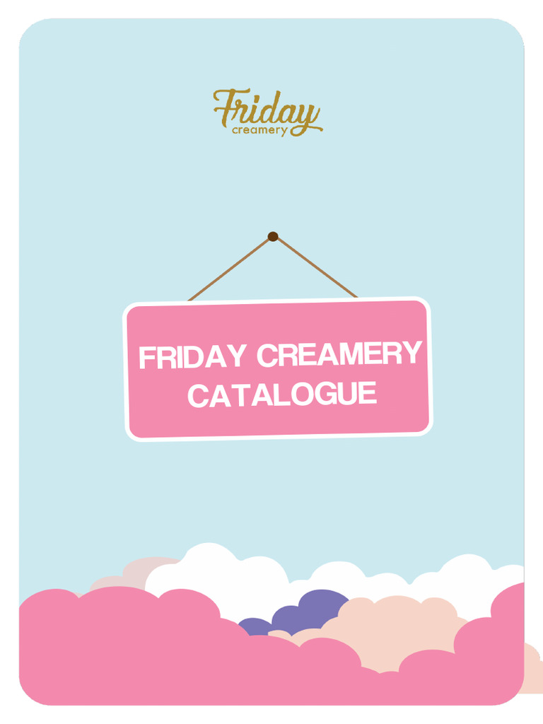 Friday Creamery Catalogue | PDF | Nutrition Facts Label | Sugar