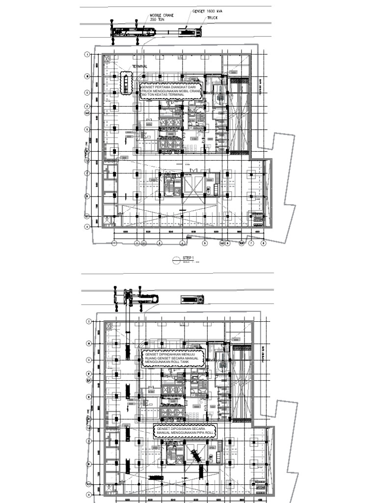Metode Kerja Loading Unloading Genset 2x 1600 Kva - 251112 - 083957 | PDF | Machines