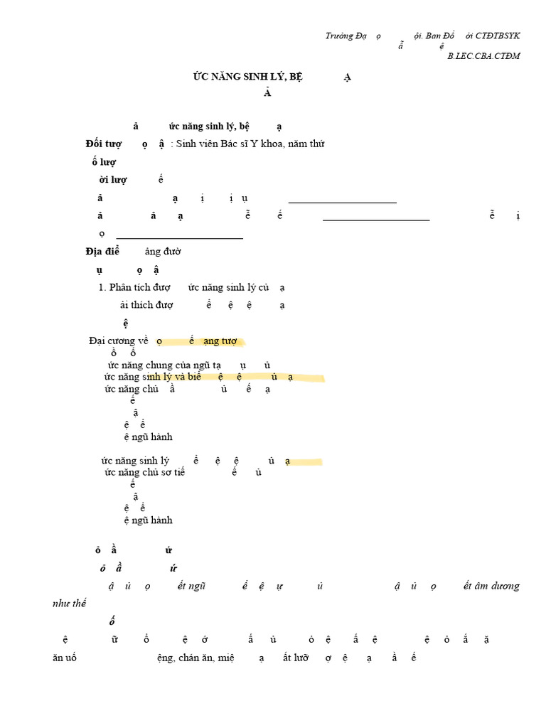 2b.lec 3.s3.9.Chuc Nang Sinh Ly Tang Tam Can | PDF
