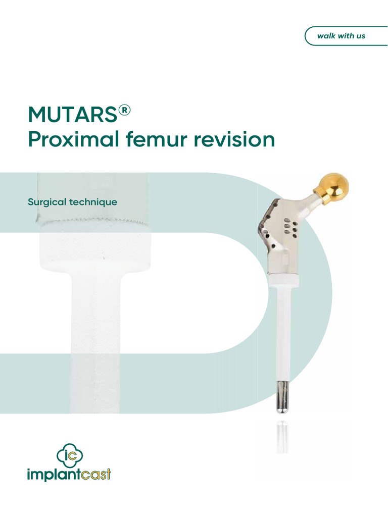 MUTARS Prox. Femur Revision ST Protesis DR Femur | PDF | Dental Implant ...