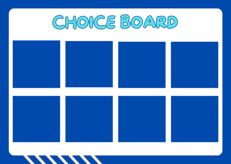 Choice Board | PDF