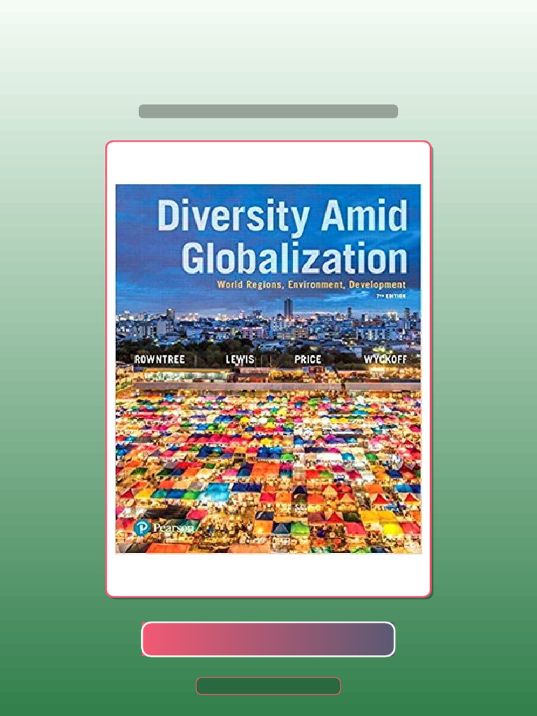 Answers For Diversity Amid Globalization World Regions Environment ...