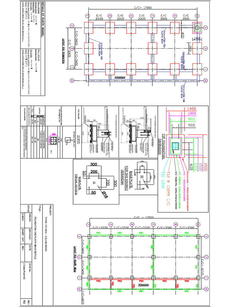 2 CR 7X7MX7X10M - Civil Drawing | PDF