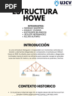 Cercha Howe: Diseño y Análisis Estructural | PDF | Braguero | Diseño