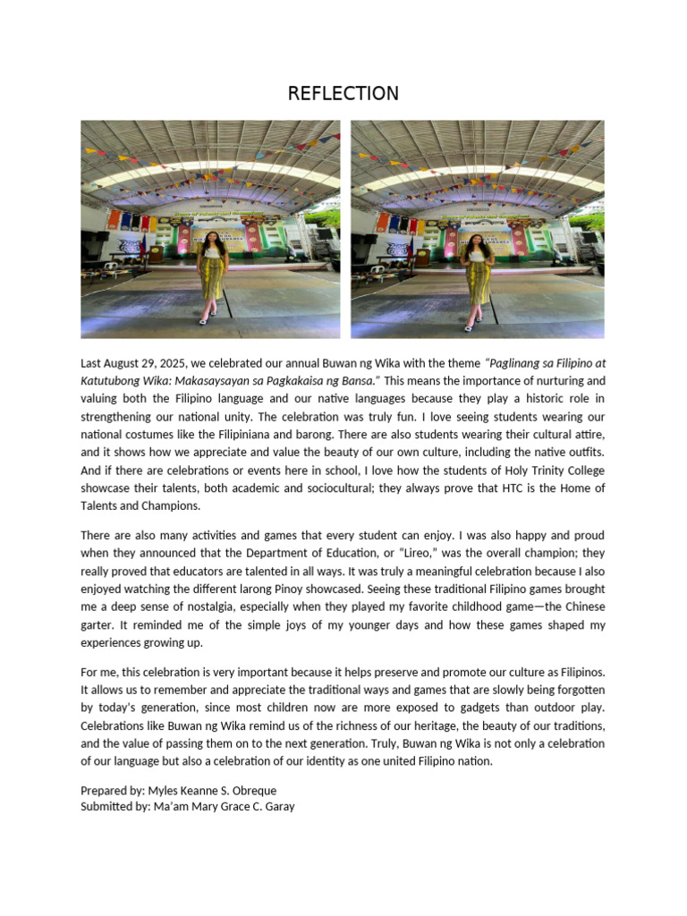 Obreque Gmrc Reflection | PDF