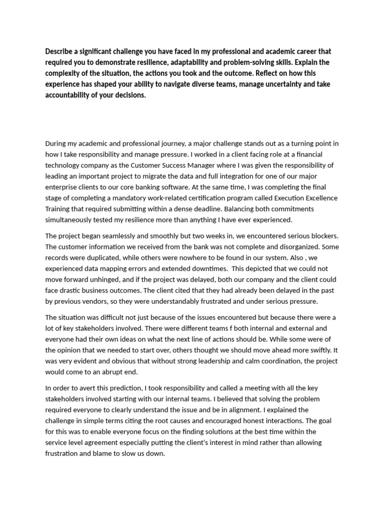 Essay Thunderbird 2 | PDF | Psychological Resilience | Social Psychology