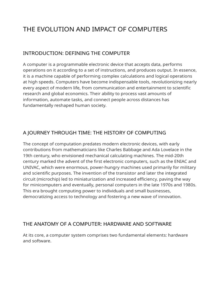 Computer System Overview | PDF | Computer Hardware | Operating System