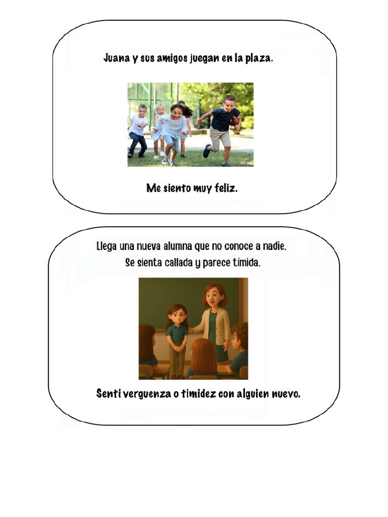 Tarjetas Empatia 1 | PDF