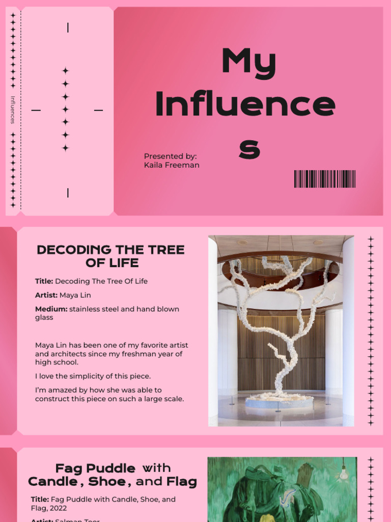 Kaila Freeman - Influences | PDF | The Arts