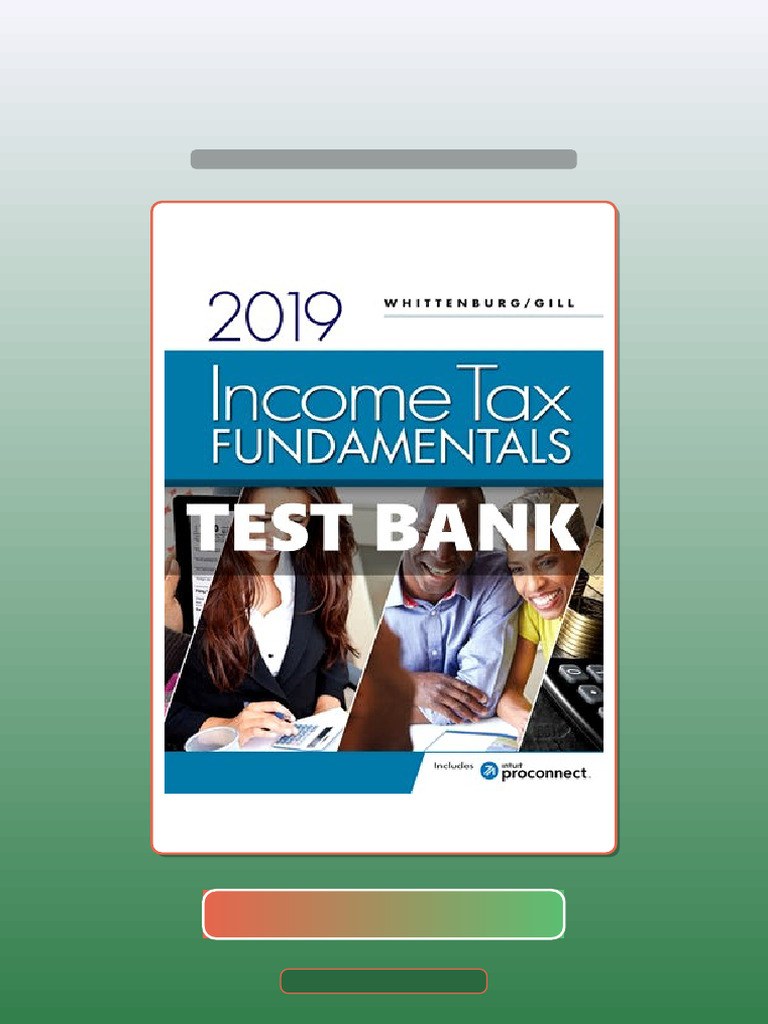 Ultimate Bundle Income Tax Fundamentals 2019 37th Edition Whittenburg ...