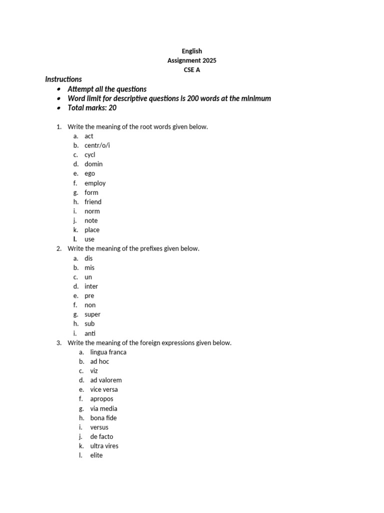 Assignment CSE A 2024 | PDF | Economic Growth | Business