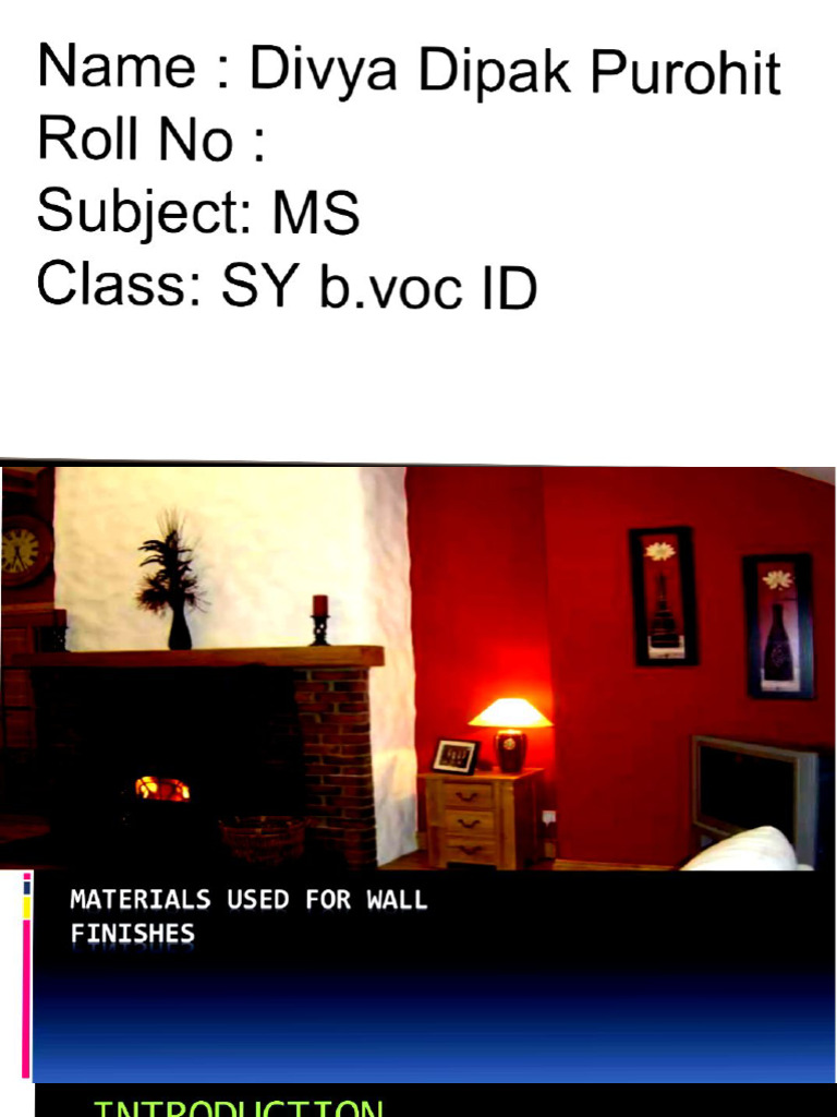 Wall Finishing | PDF