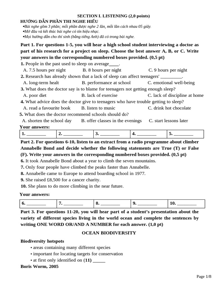 ĐỀ HSG - - gui HS | PDF | Bees | Pottery