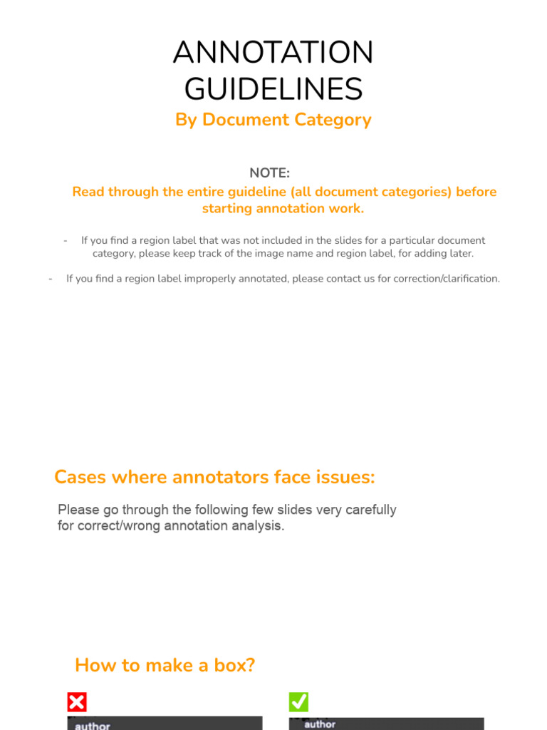 Annotation Guideline by Categoryd | PDF | Books | Annotation